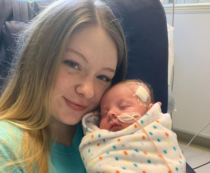 Doctors unplug life support as the family says goodbye to the newborn ...